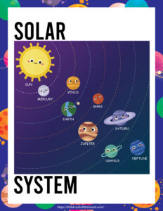 Little Bins Library – Space Theme – Little Bins